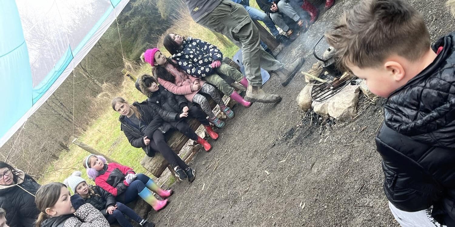 Year 3 Power Rangers Forest School Activity Day at Watchtree Nature ...